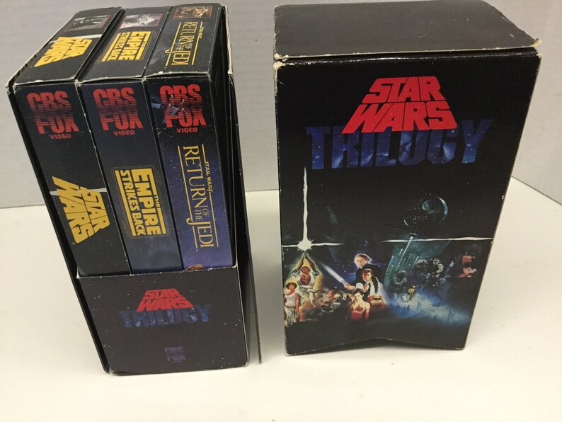 Vintage Star Wars Original Trilogy VHS Tapes 1977-1983 | Etsy Vintage Star Wars Original Trilogy VHS Tapes 1977-1983 | Etsy