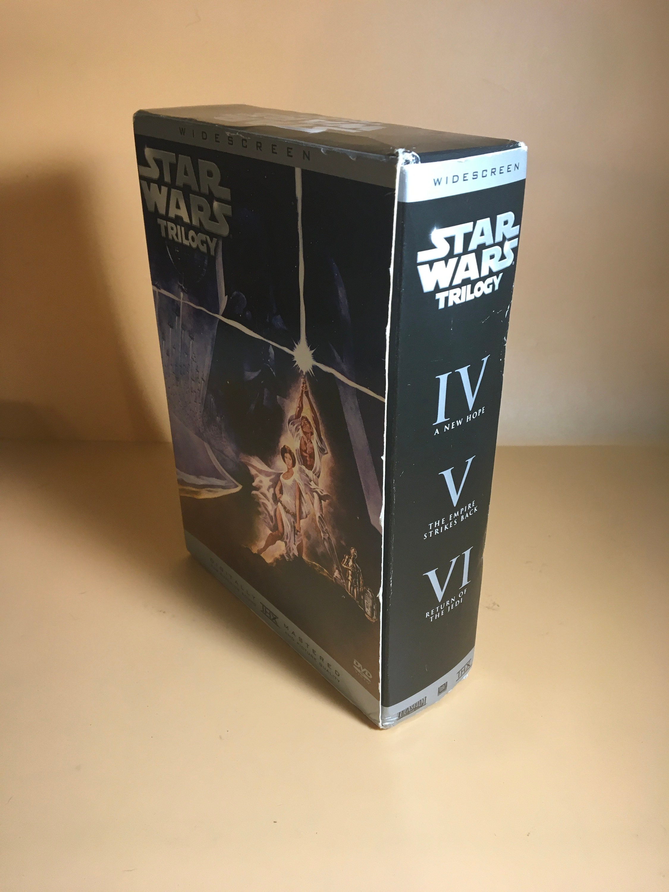 Vintage Star Wars DVD Trilogy Box Set Case Widescreen - Etsy