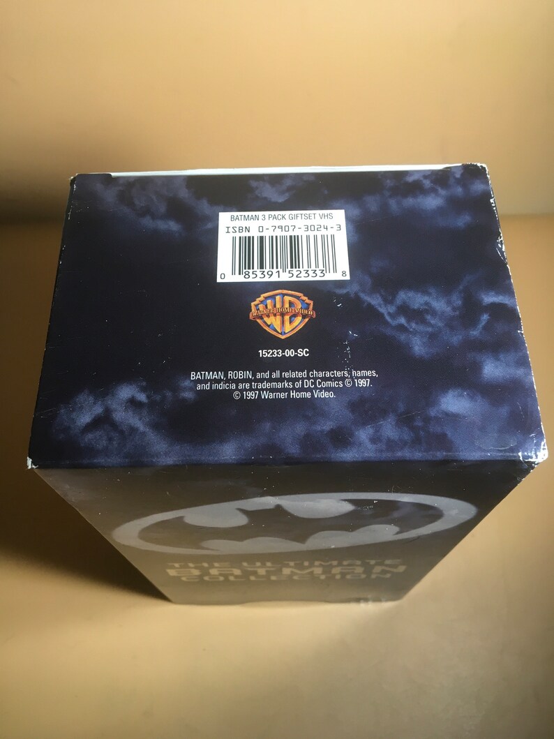 Batman VHS VCR Trilogy Tapes the Ultimate Collection Box Set - Etsy