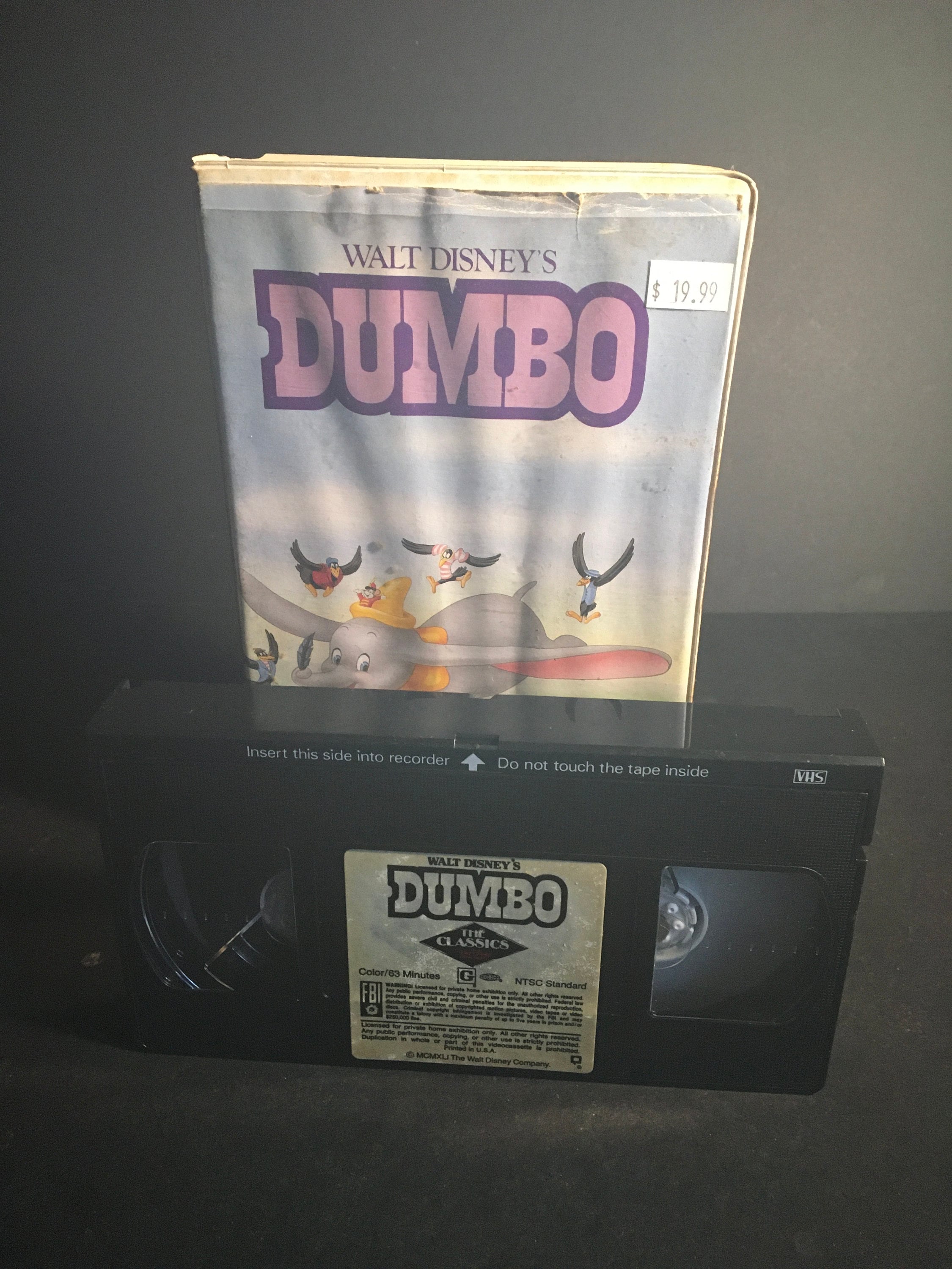 Dumbo Vhs 1985
