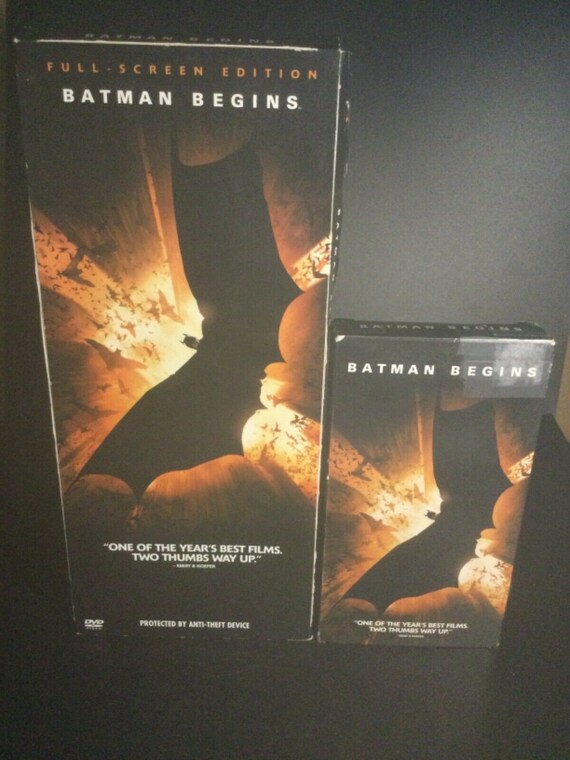 Batman Begins vhs 2005 Batman Begins Promo dvd 2005 | Etsy