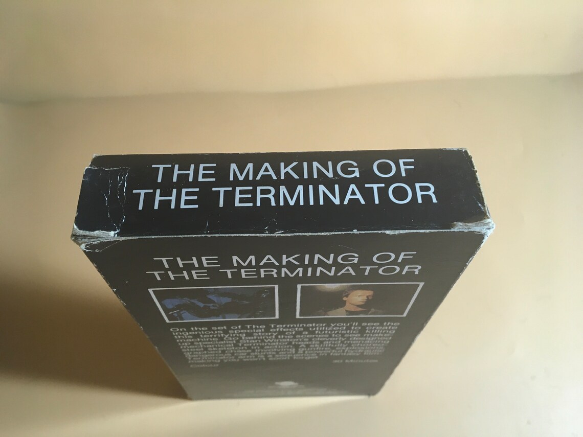 1986 the Making of the Terminator VHS VCR Tape First Print - Etsy