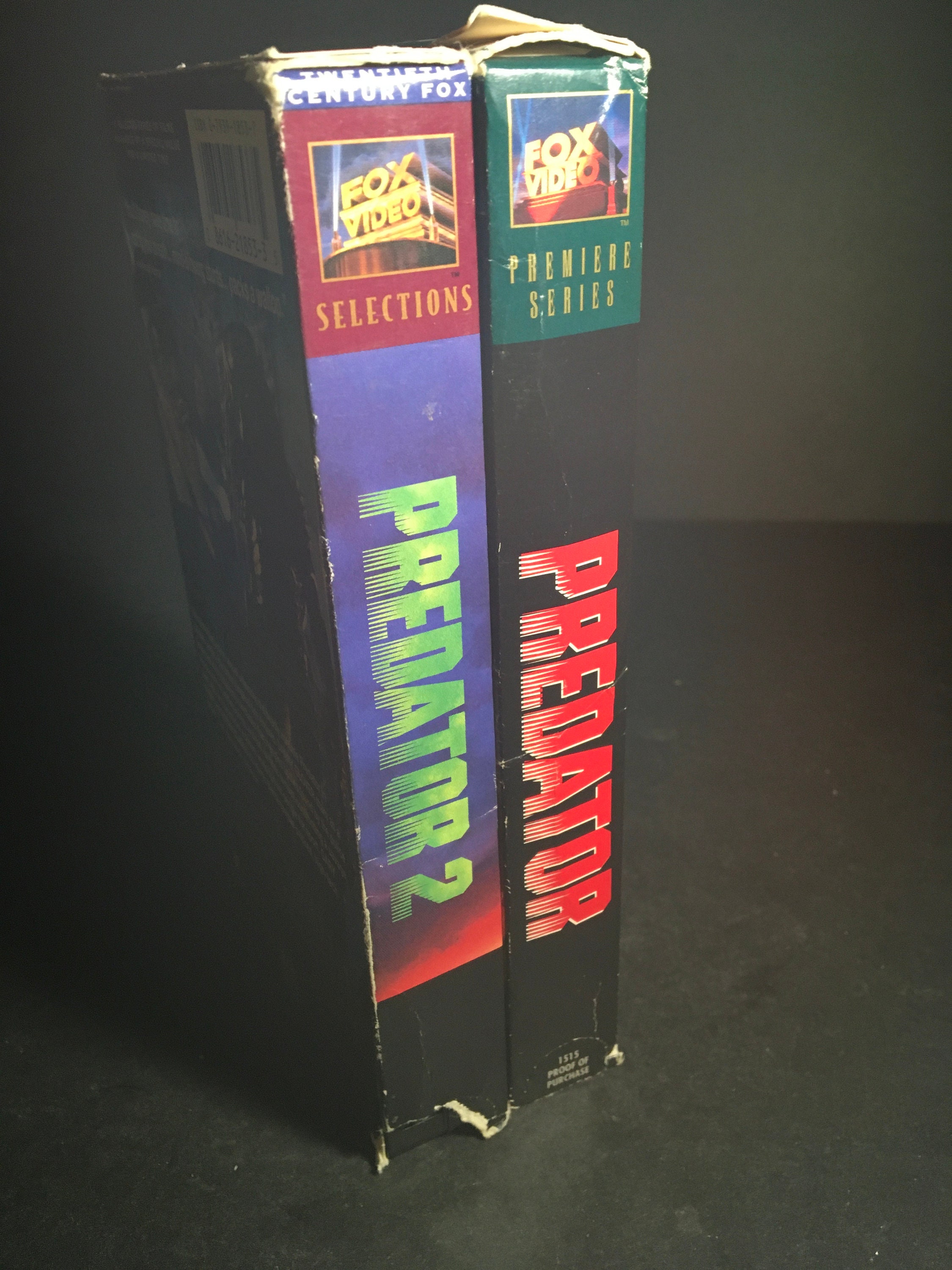 Predator VHS & Predator 2 VHS Tapes Lot Fox Video Arnold Schwarzenegger ...