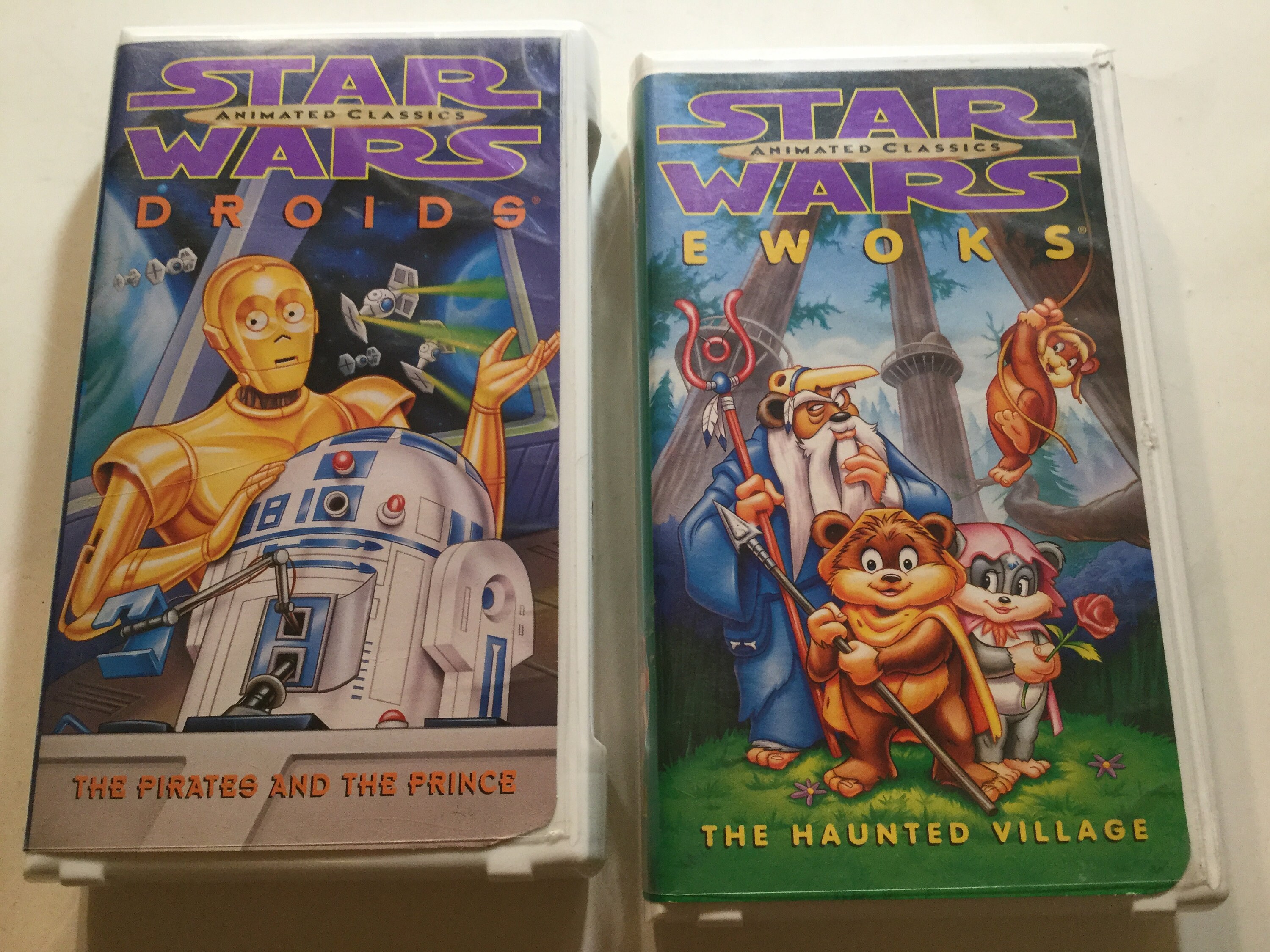 Vintage Star Wars Droids & Ewoks Animated Cartoon VHS Tapes - Etsy