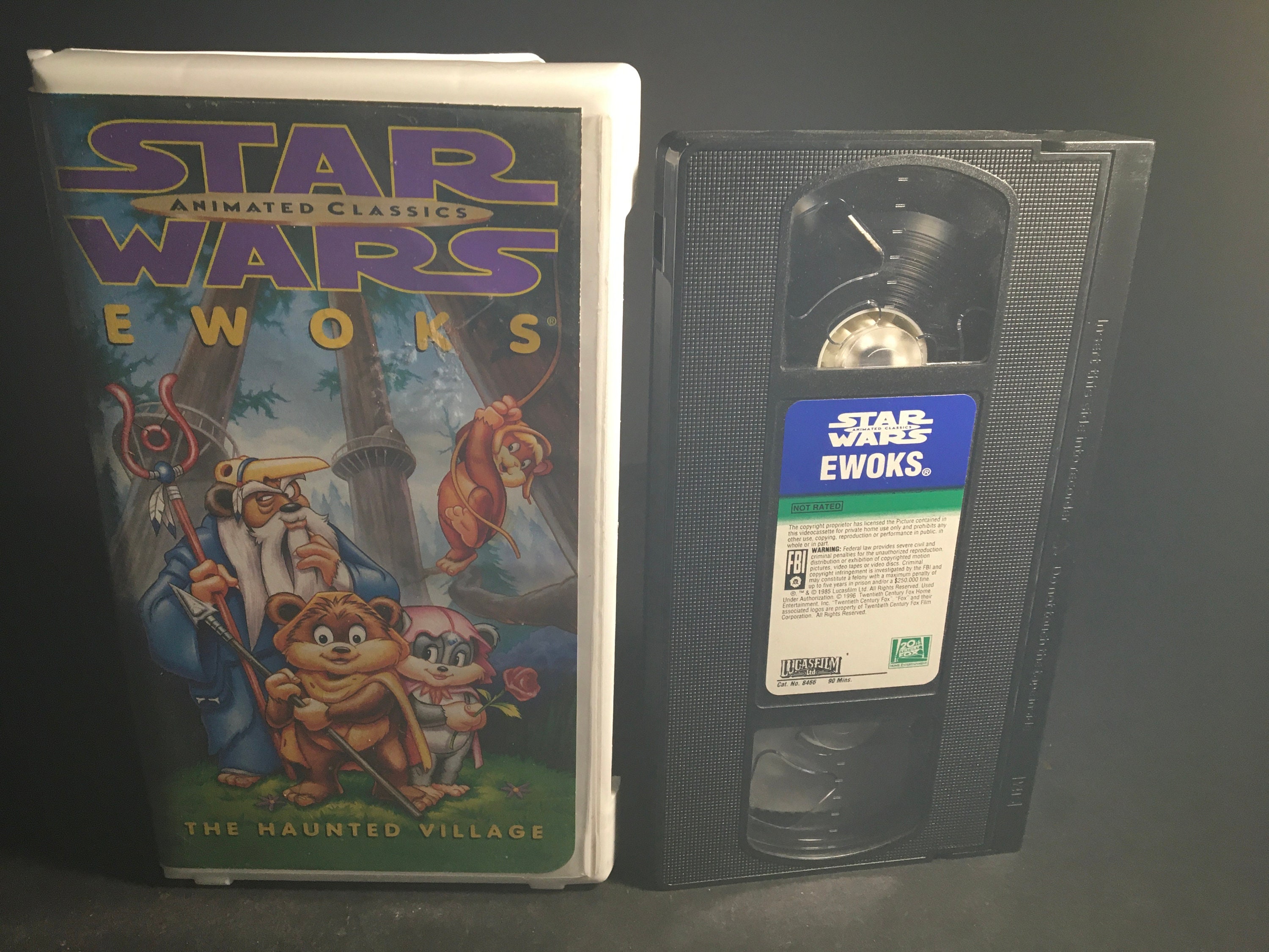 1985 Star Wars Ewoks VHS Tape Cartoon Animated VCR Case - Etsy
