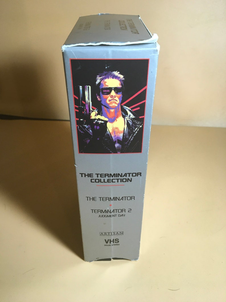 Vintage 1995 Terminator Collection Box Set VHS VCR Tapes - Etsy