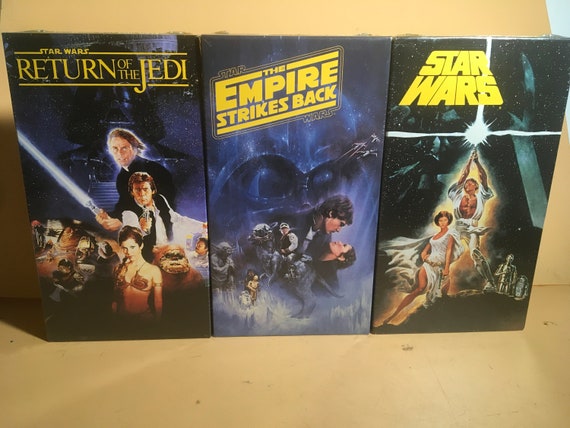 Star wars original vhs box set store