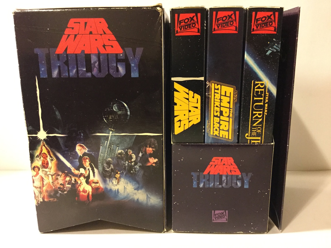 Vintage Star Wars Original Trilogy VHS Movies 1977-1983 Unaltered ... Vintage Star Wars Original Trilogy VHS Movies 1977-1983 Unaltered ...