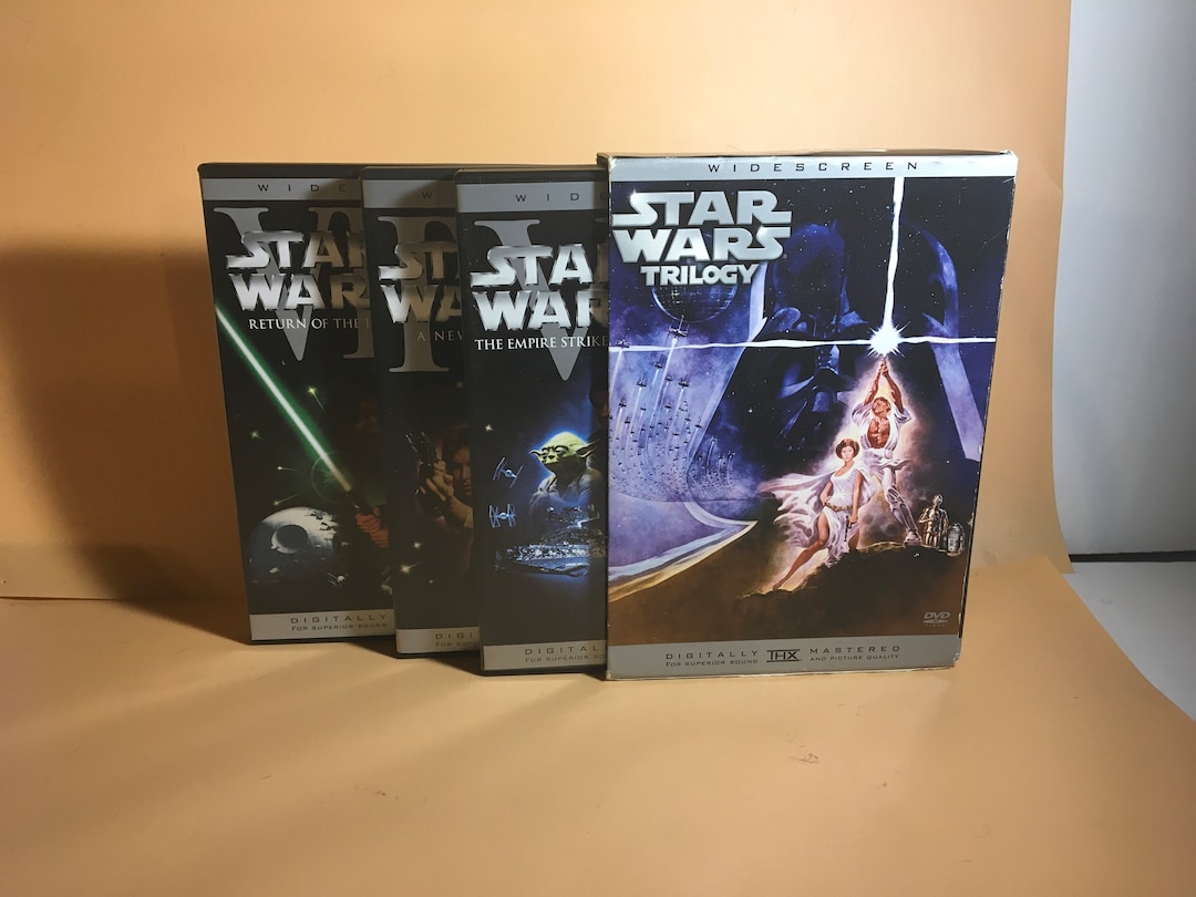 Vintage Star Wars DVD Trilogy Box Set Case Widescreen - Etsy
