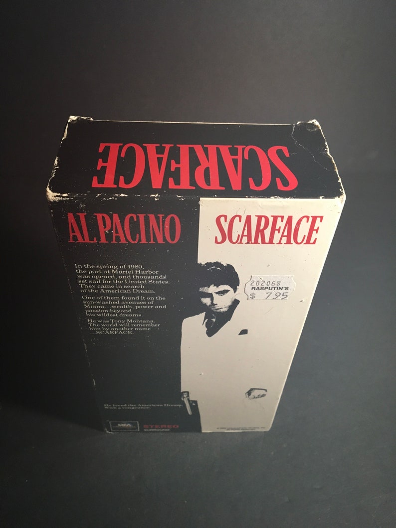 1990 Scarface VHS Tapes Cintas dobles en buen estado. - Etsy México