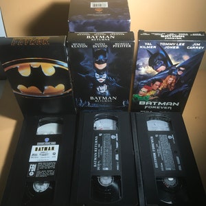 Batman VHS VCR Trilogy Tapes the Ultimate Collection Box Set Forever ...