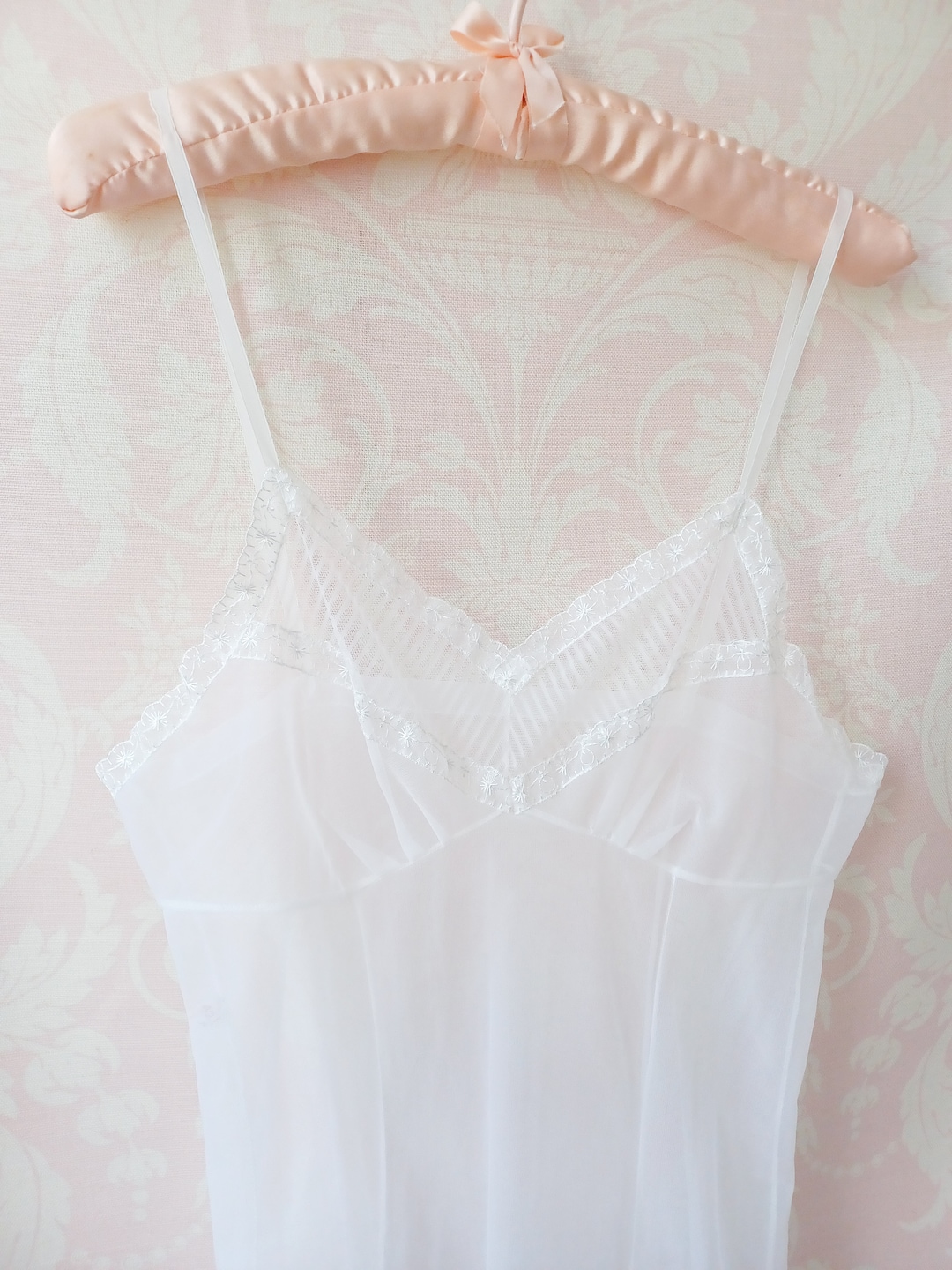 1950s Sheer Night Slip - Etsy