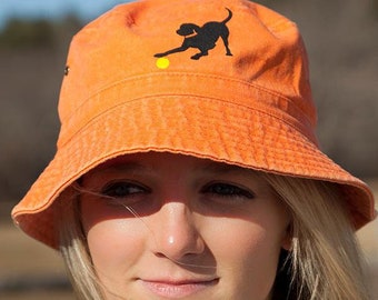 Adult Purple Labrador Bucket Hats Black Yellow and - Etsy