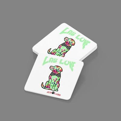 HandMade Labrador House Coasters Set of 4 Choose Your LAB | Etsy