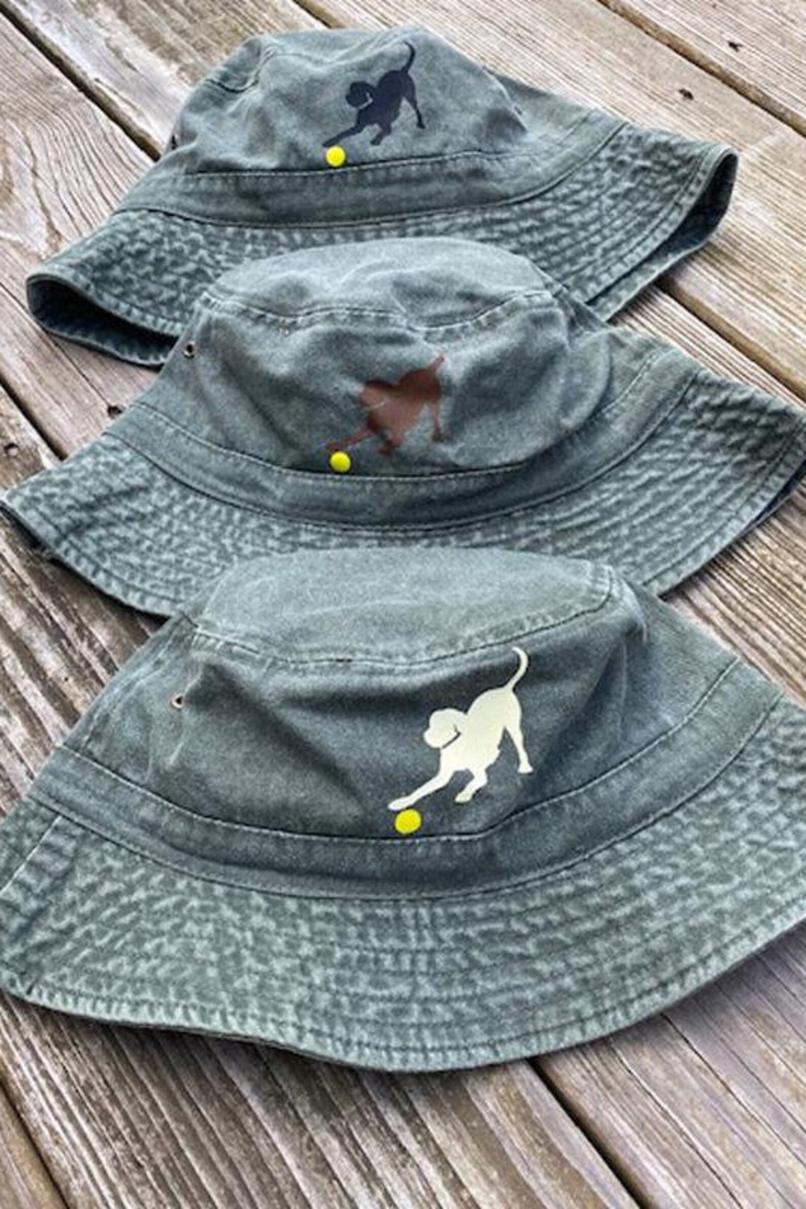 Adult Olive Labrador Bucket Hats Black Yellow and Chocolate | Etsy