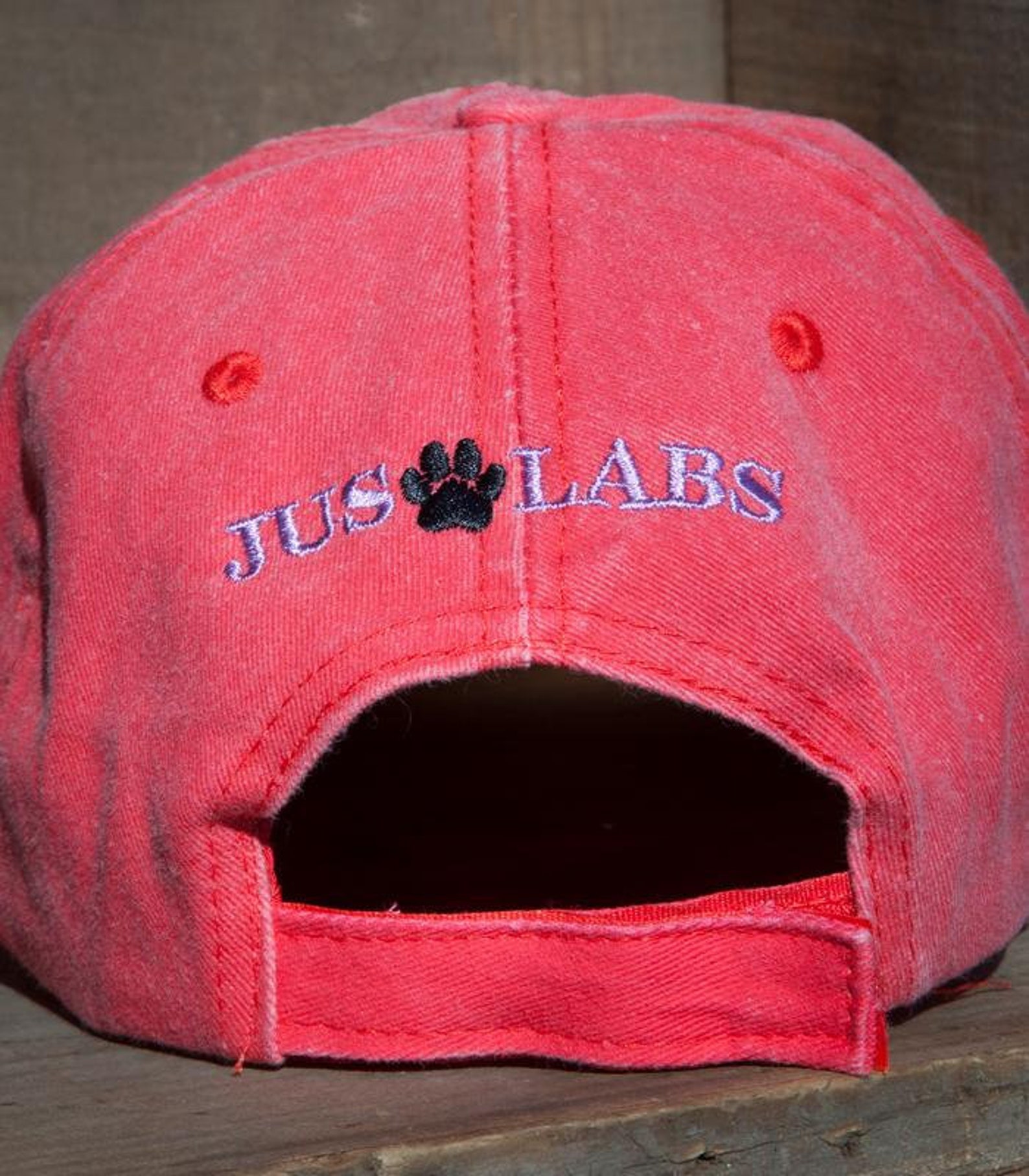 Embroidered Red Labrador Hats W/ Black, Yellow and Chocolate Labs -ball ...