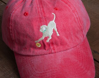 Embroidered Coral Labrador Hats W/ Black Yellow and Chocolate | Etsy