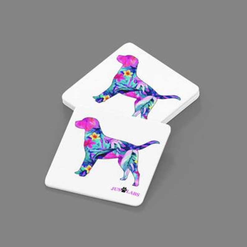 Handmade Labrador House Coasters Set of 4 Choose Your LAB - Etsy