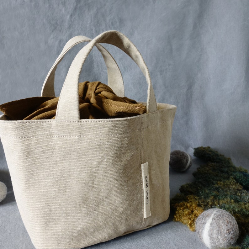 Peter Rabbit's Lunch Bag Milk Tea Apricot Thick Pound Washed Canvas ...