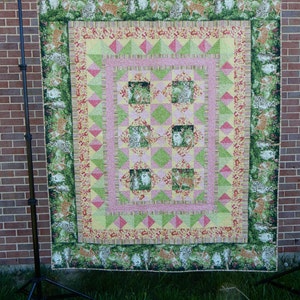 Kitty Corner Lap/throw Quilt - Etsy