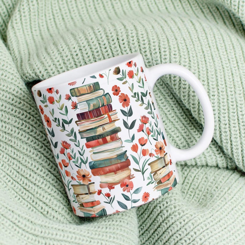 Book Themed Coffee Mugs - Etsy