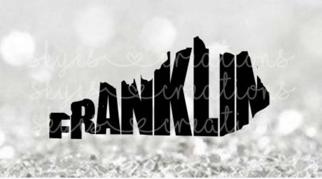Franklin Kentucky, Ky, State Outline Svg - Etsy