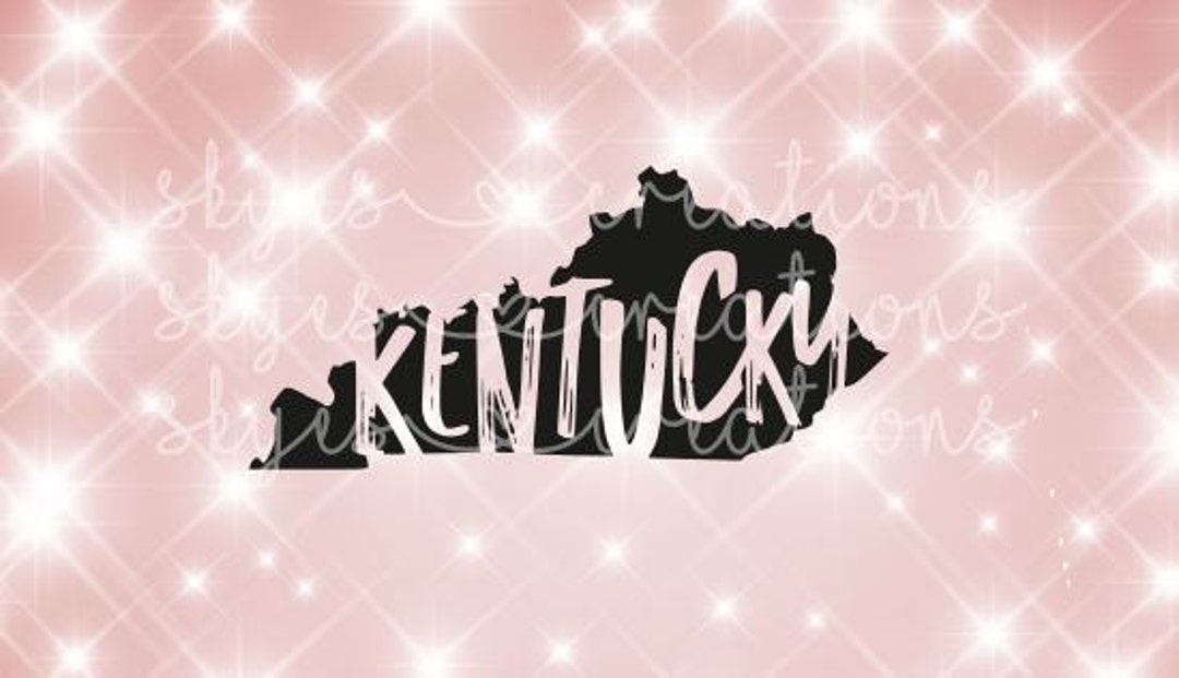 Kentucky Shape Outline, Kentucky Cutout, Svg - Etsy