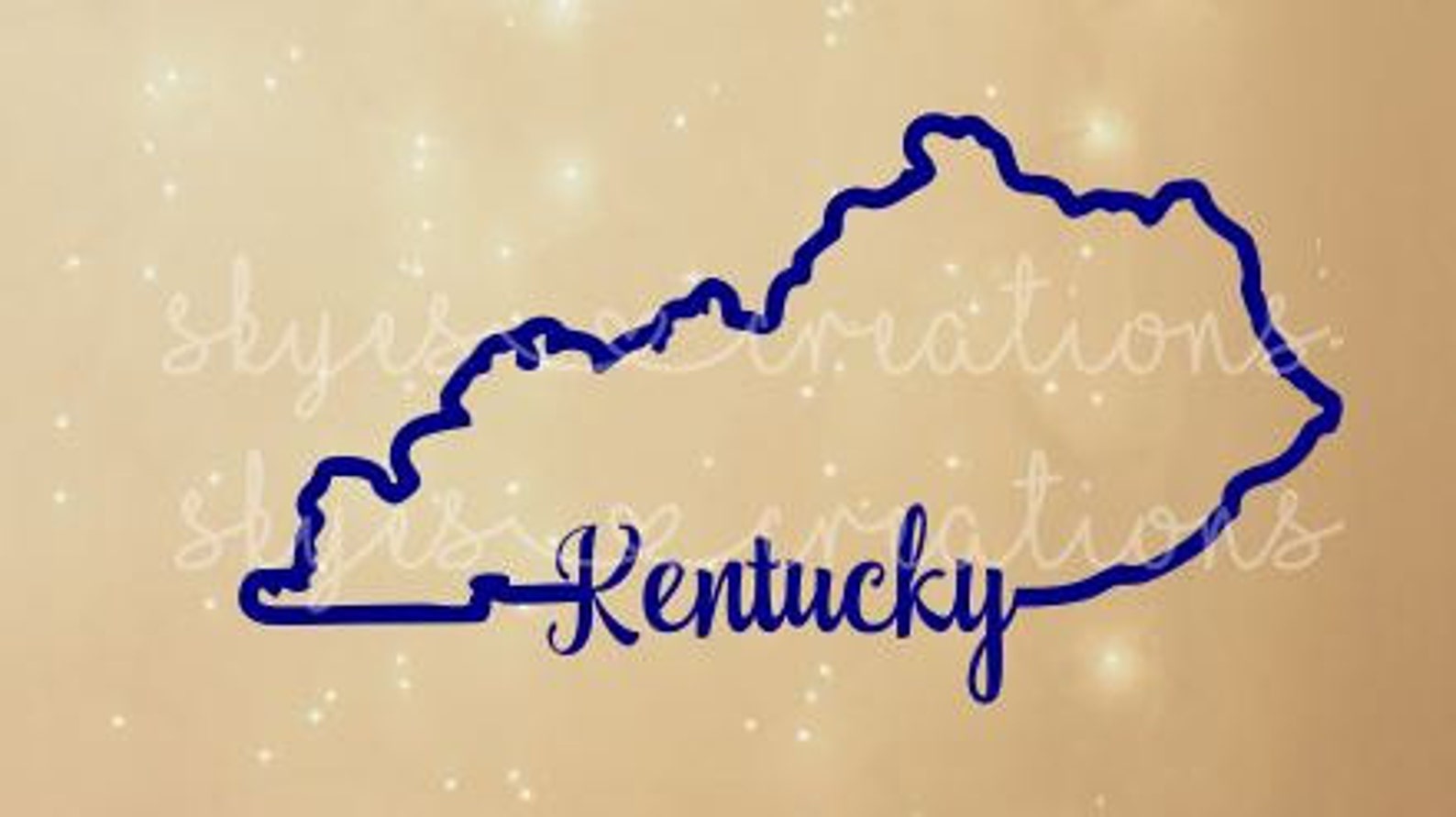 Kentucky State Outline Ky State Svg - Etsy