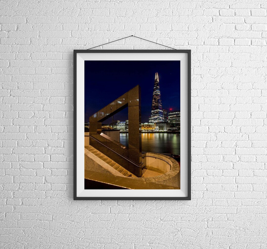 The Shard Fine Art Print: London Thames Photography - Etsy