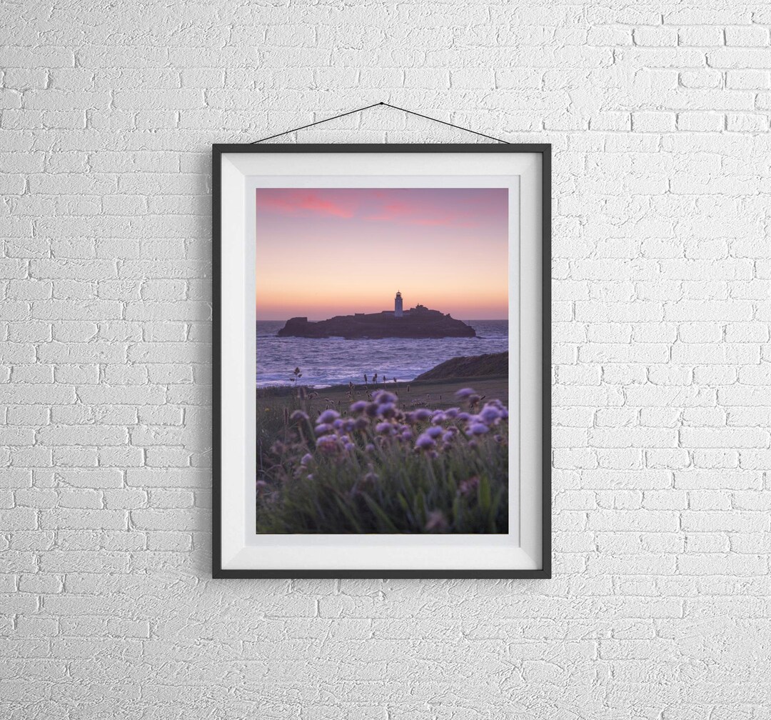 Godrevy Lighthouse Pints, Cornwall Art and Seascape Photography Home ...