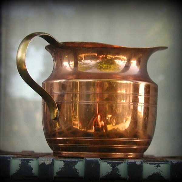Copper Creamer - Etsy