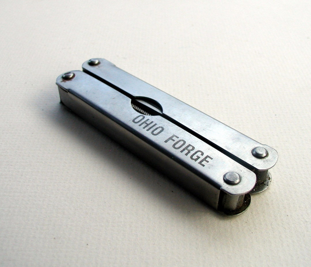 Vintage Ohio Forge Stainless Steel Folding Multi Tool Pocket Knife - Etsy