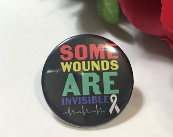 Ptsd Pin Badge - Etsy