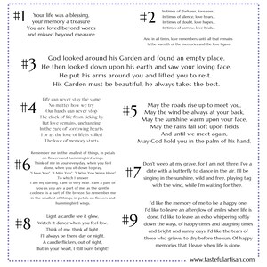 Custom Funeral Sympathy Gift, Photo Prayer Card, Afterglow Poem ...