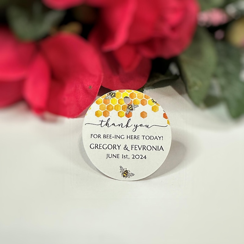 Honey Favor Tags - Etsy