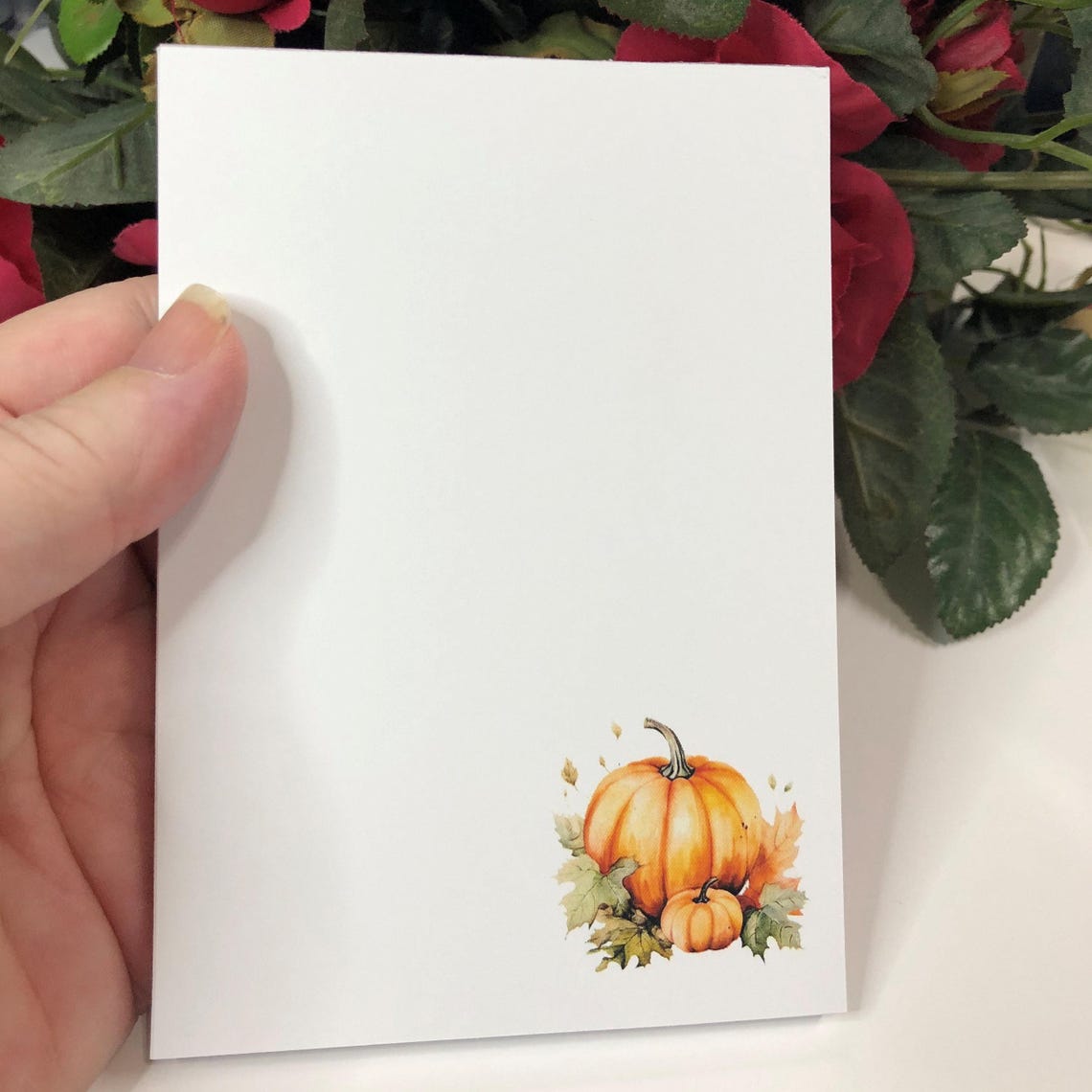 Fall Pumpkins Memo Notepad, 40 Tear off Note Doodle Pages, Grocery List ...