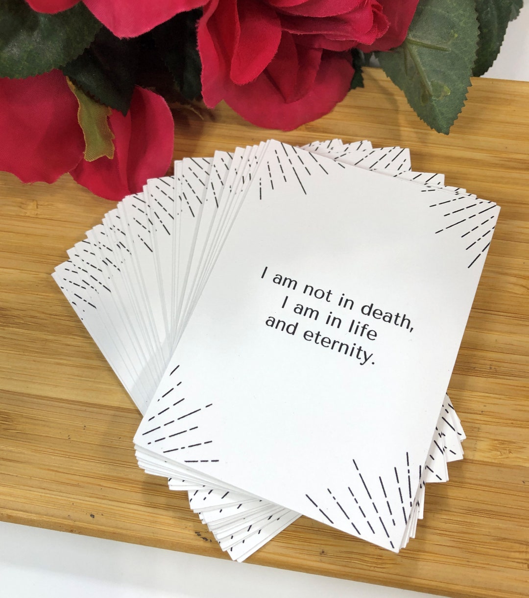 Grief Sympathy Gift Affirmation Card Deck Set, 30 Affirmations to Help ...