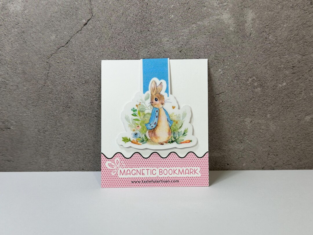 Peter Rabbit Magnetic Bookmark, Page Keeper, Bookworm Marker for Books ...