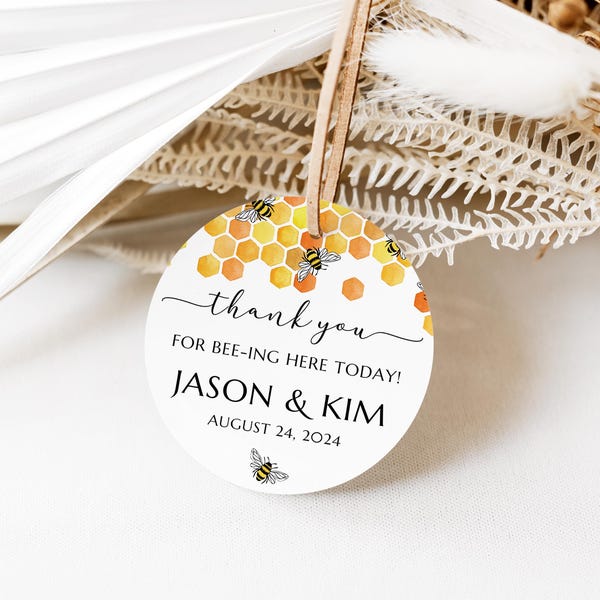 Honey Favor Tags - Etsy