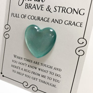 Pocket Hug Thinking of You Gift, Glass Gem Pocket Token, Handpainted ...