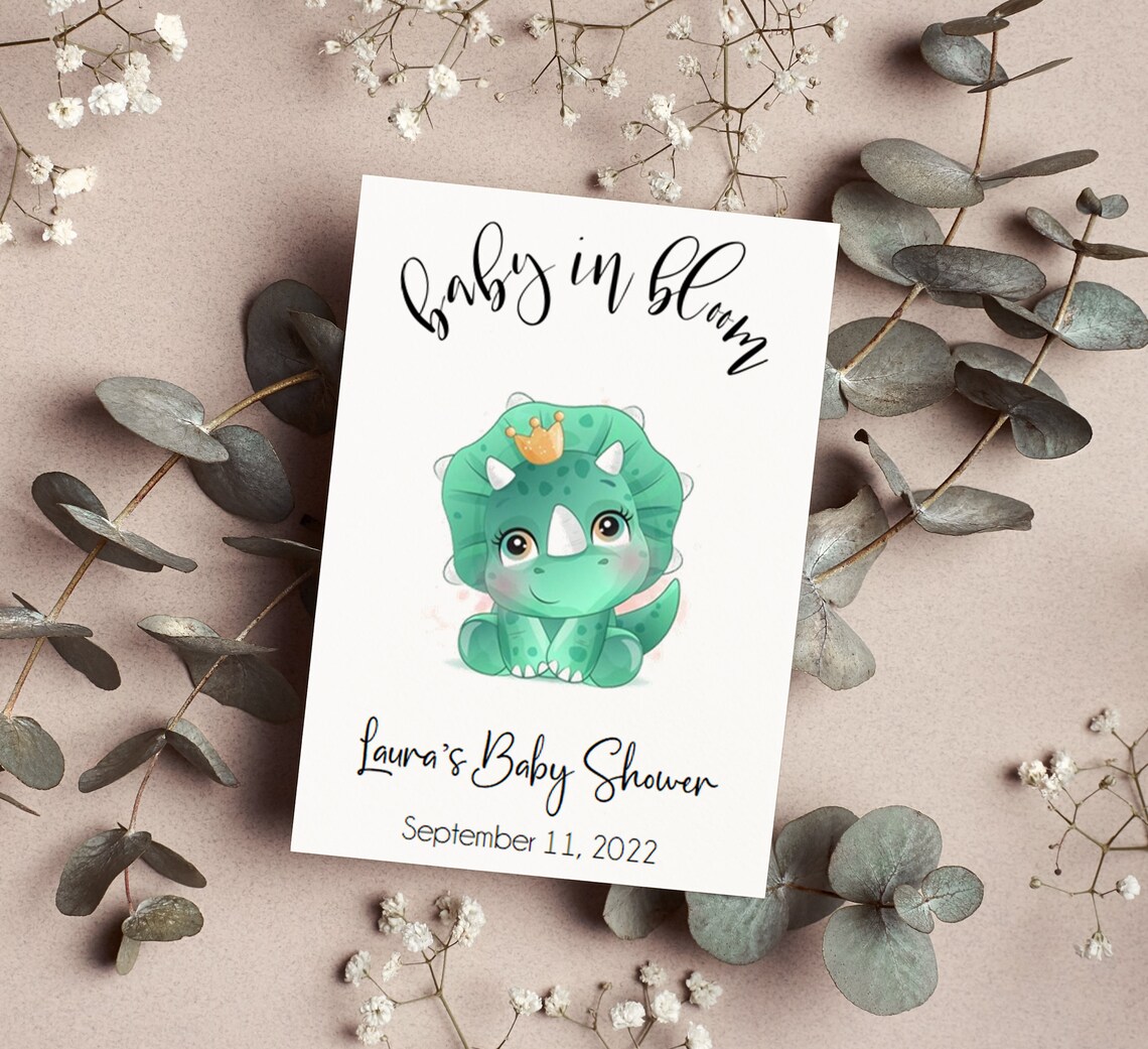 Baby in Bloom Little Creatures Dinosaur Personalized Baby - Etsy