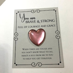 Pocket Hug Thinking of You Gift, Glass Gem Pocket Token, Handpainted ...