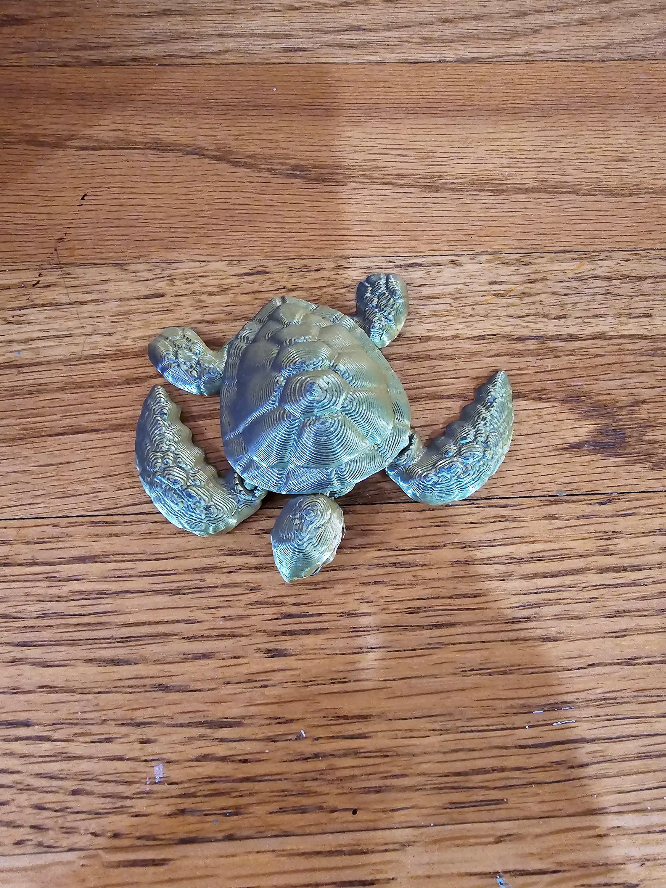 3D Ptinted Articulating Sea Turtle - Etsy