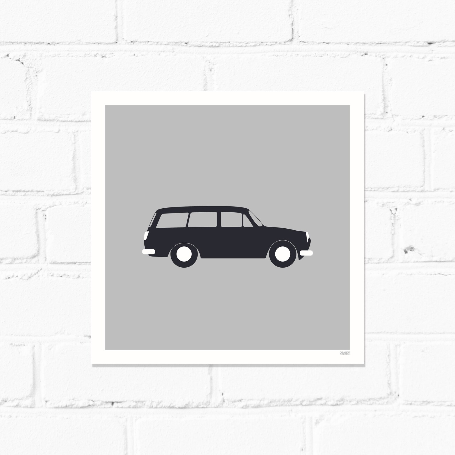 VW Squareback Print - Etsy