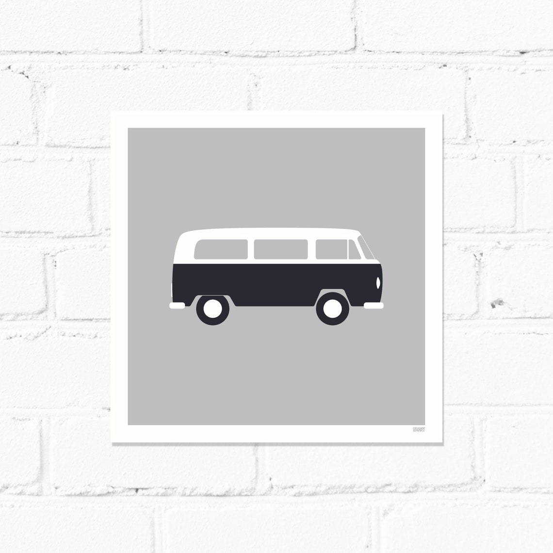 VW Bus Print - Etsy