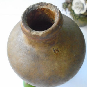 Gorgeous Antique French Stone Hand Thrown Bottle, Farmhouse Stone Wine ...