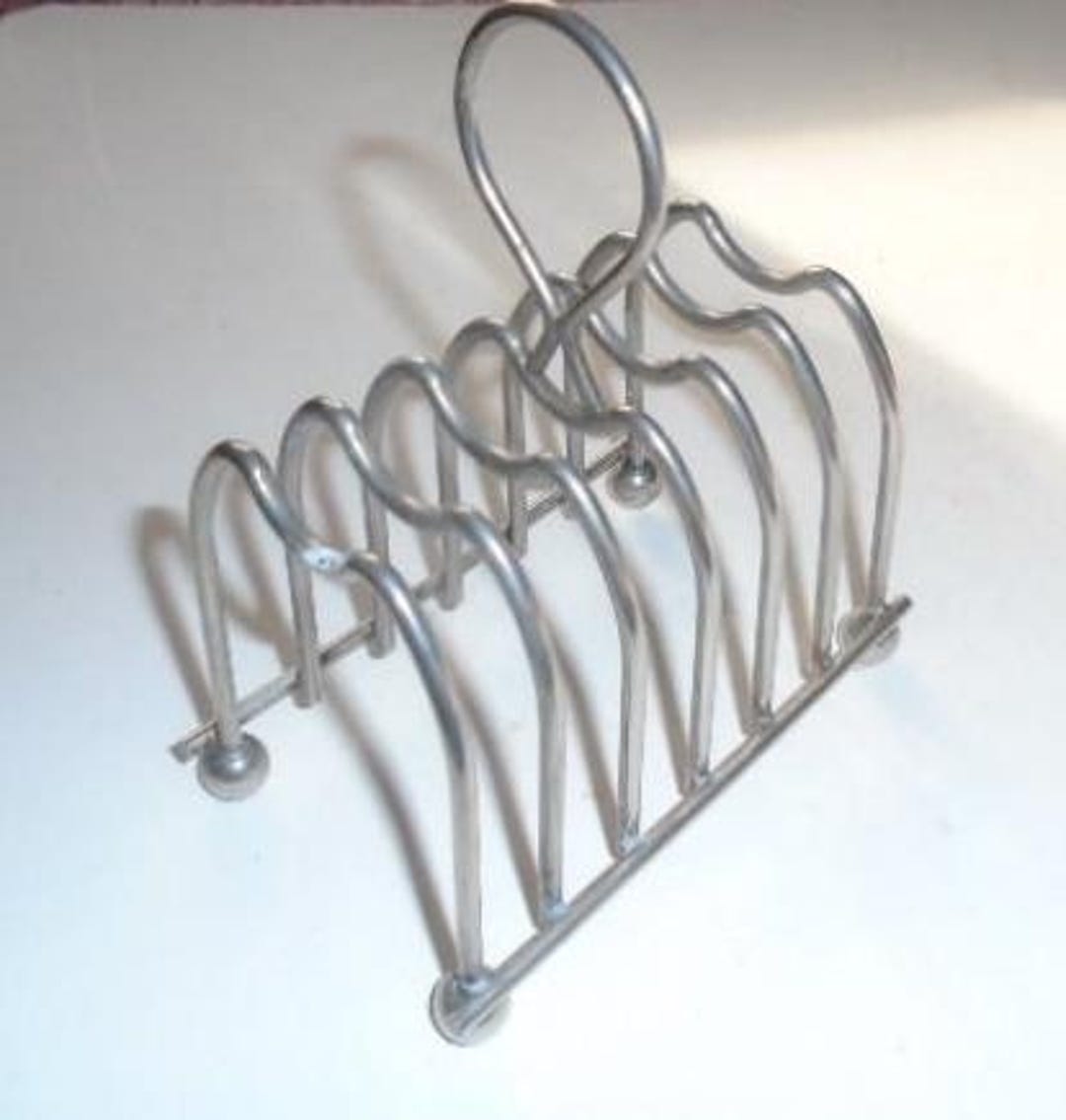 Vintage French Toast Rack: Arched Metal 6-slice Rack, Letter Holder - Etsy