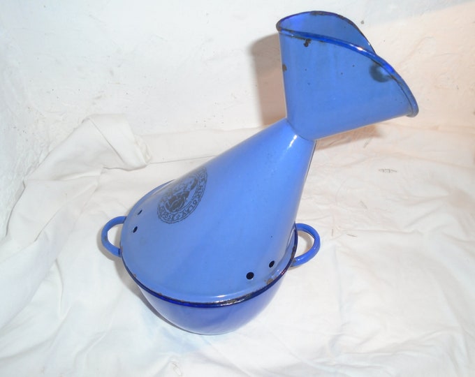Antique French Blue Enamel Inhaler by Nicolay, Circa 1900 - Etsy