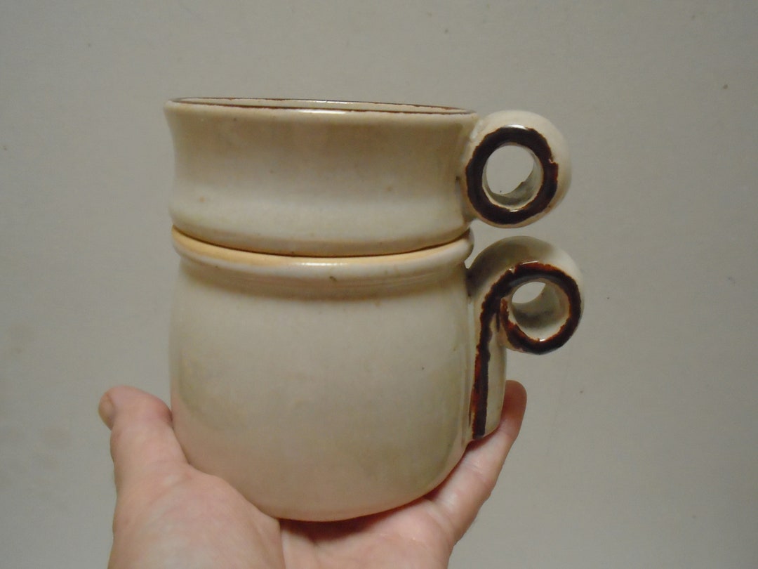 Vintage French Stone Butter Crock, Butter Keeper Dish, Stoneware Butter ...