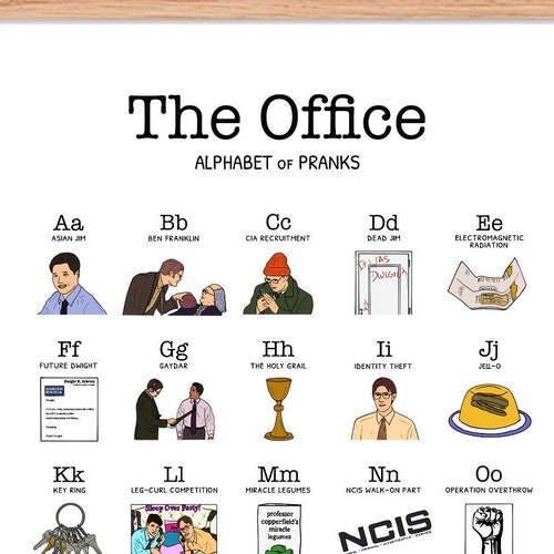 Printable Wall Art the Office Digital Poster A3 11x17 - Etsy